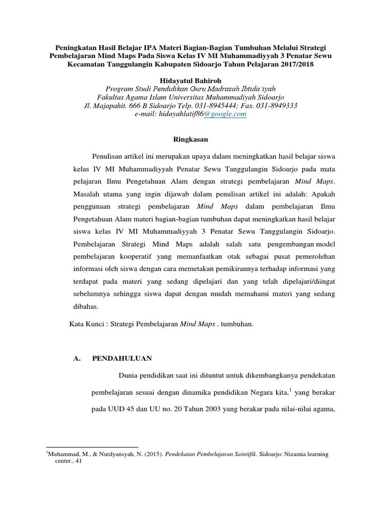 Contoh PTK | PDF