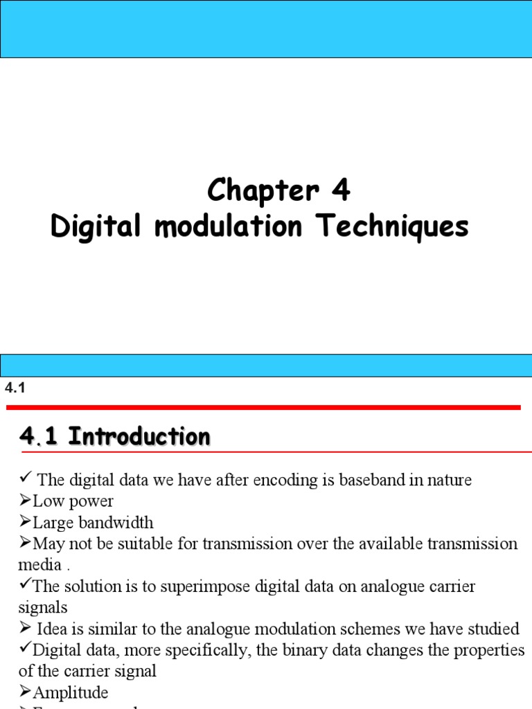 Digital Modulation System | PDF | Modulation | Data Transmission