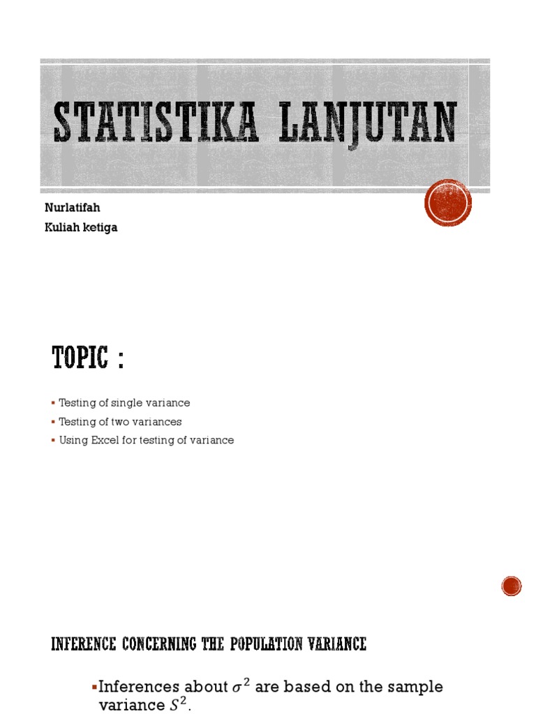 Pertemuan 3 Statlan | PDF | P Value | Confidence Interval