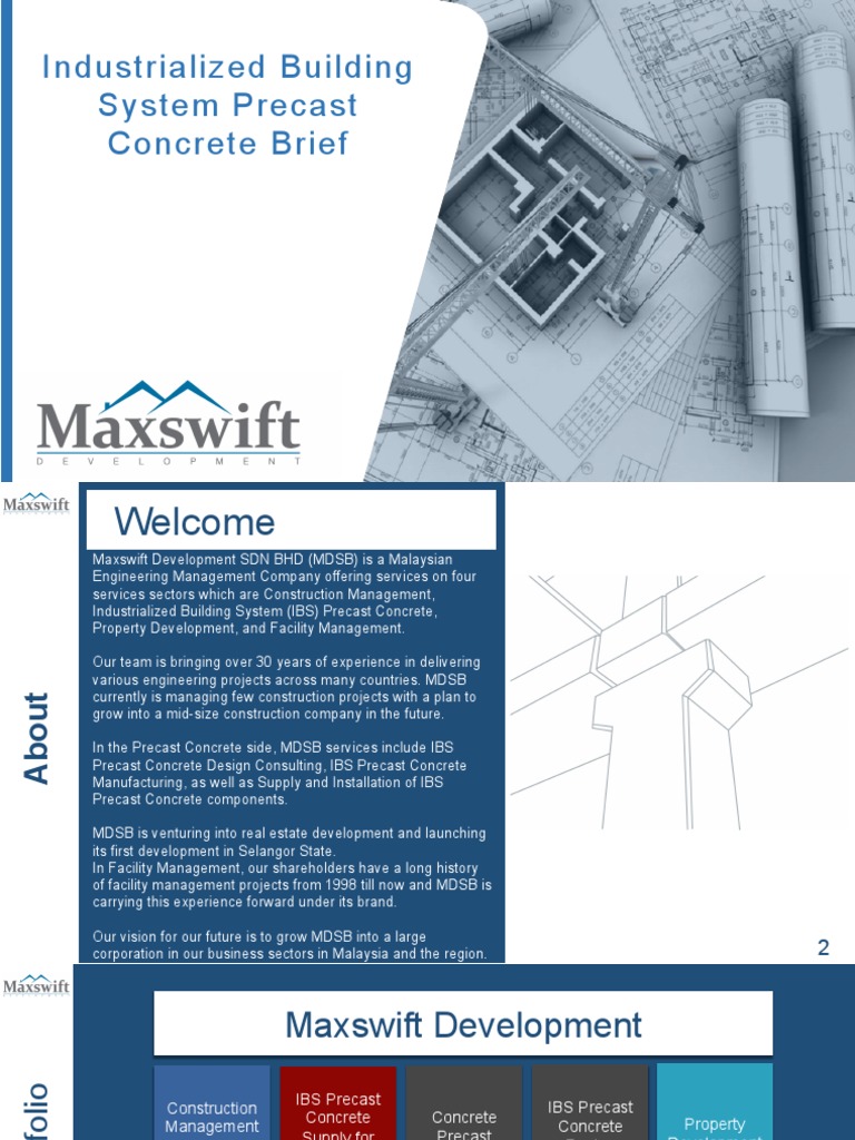 Maxswift IBS Method | Download Free PDF | Precast Concrete | Concrete
