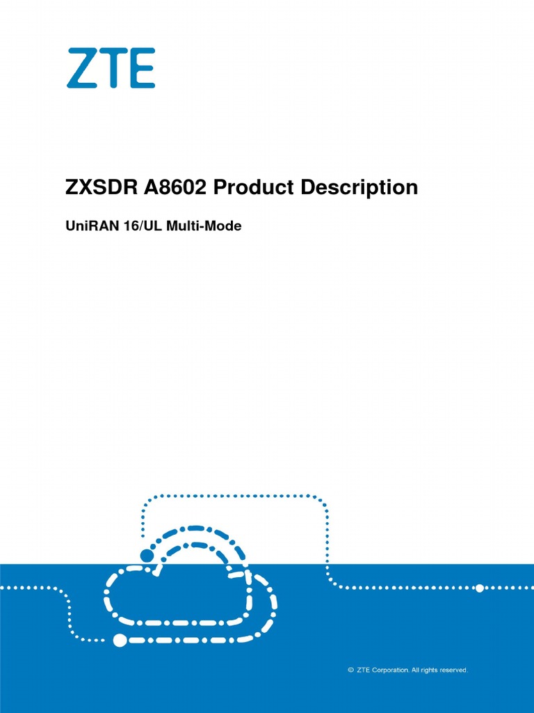 ZXSDR A8602 Product Description (RRU Imacro) | PDF | Antenna (Radio ...