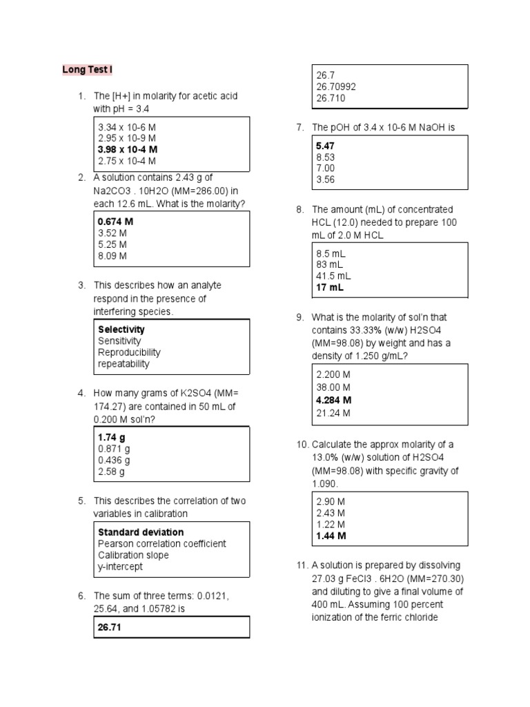 414-long-test-1-to-2-pdf-chemical-equilibrium-reaction-rate