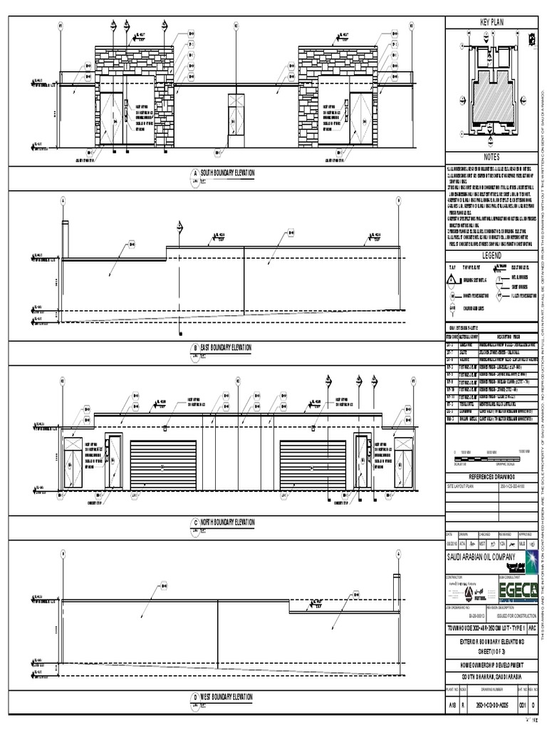 South Boundary Elevation: Key Plan | PDF | Building | Architectural ...