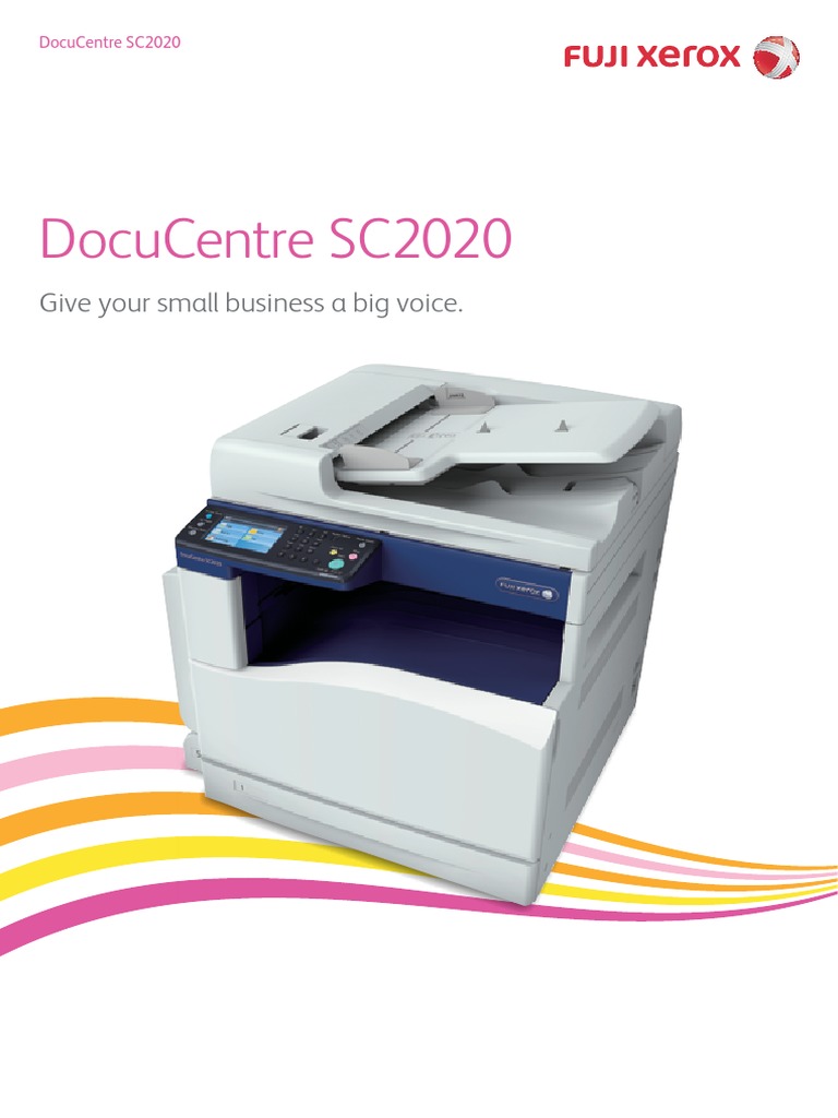 Fuji Xerox DocuCentre SC2020 Brochure | PDF | Image Scanner | Microsoft ...