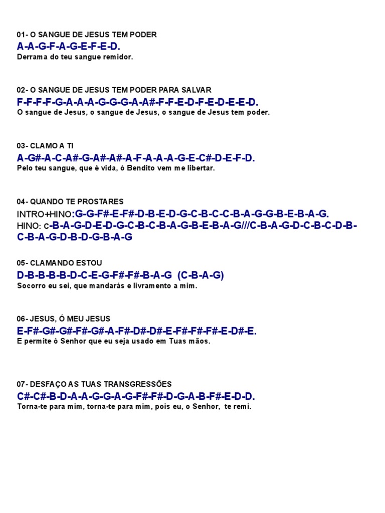 Louvores FLAUTA | PDF | Cordeiro de Deus | Jesus
