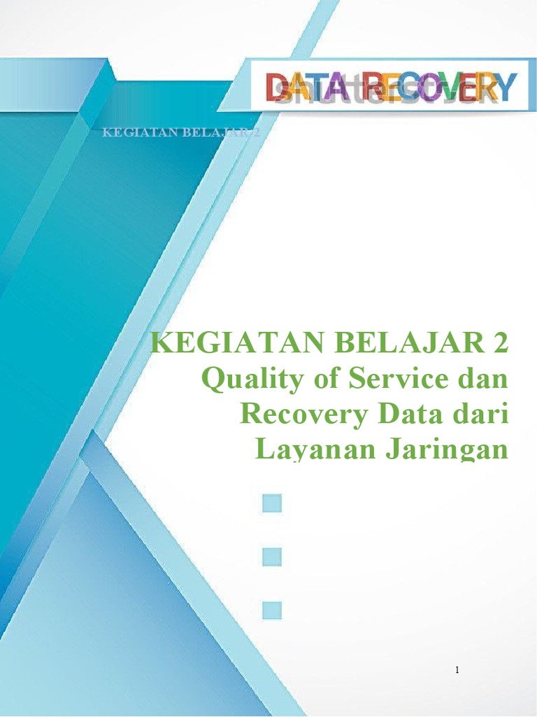 QoS DAN RECOVERY DATA | PDF