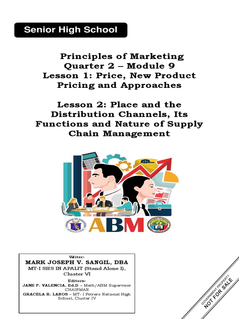 Principles of Marketing - Q2 Module 9 - Grade-11 | PDF | Discounts And ...