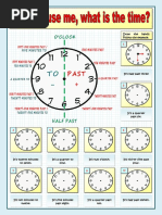 What Time Is It Fun Activities Games Picture Dictionaries - 9189 | PDF