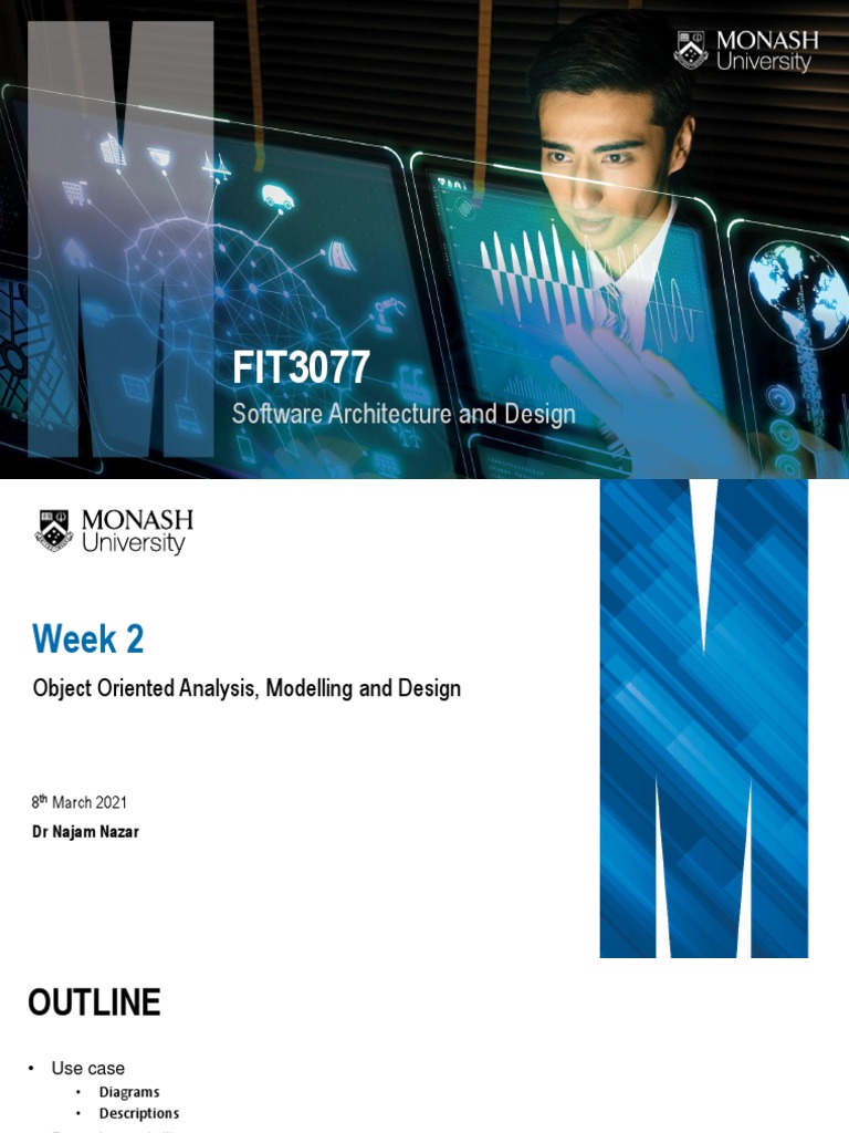 Week 2 Ooad Pdf Use Case Class Computer Programming