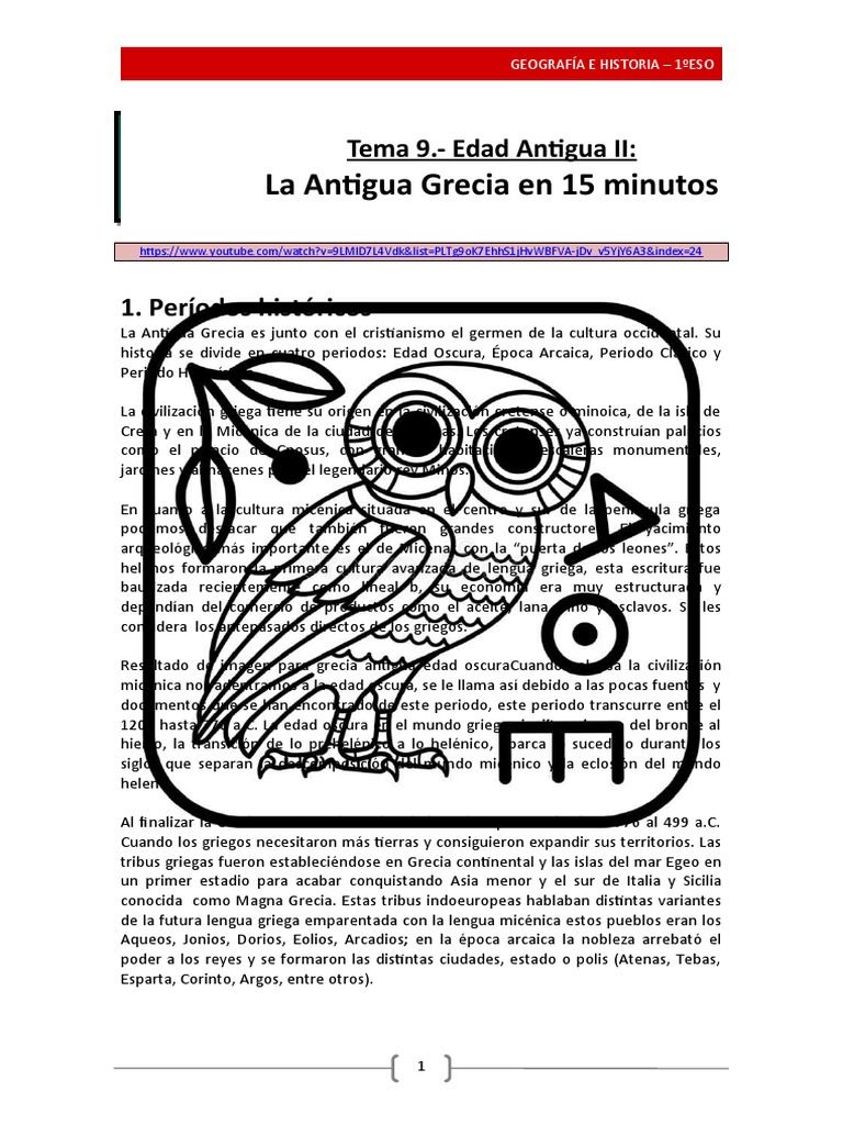 La Antigua Grecia en Resumen | PDF | Antigua Grecia | Esparta