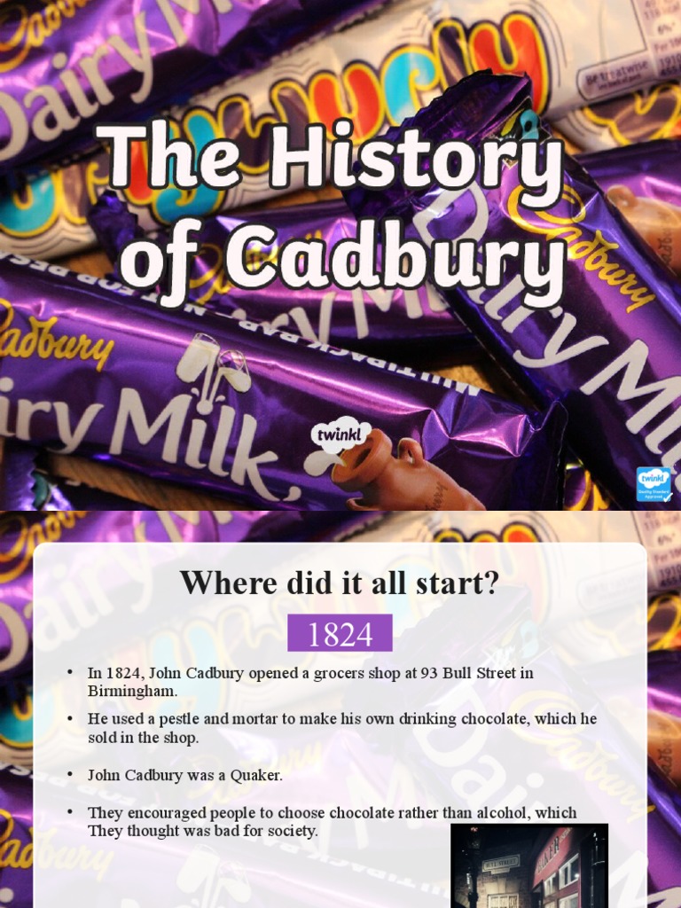 History of Cadbury | PDF | Sugar Confectionery | Chocolate