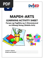 Grade 5 - ARTS - Q4 Module 1 | PDF