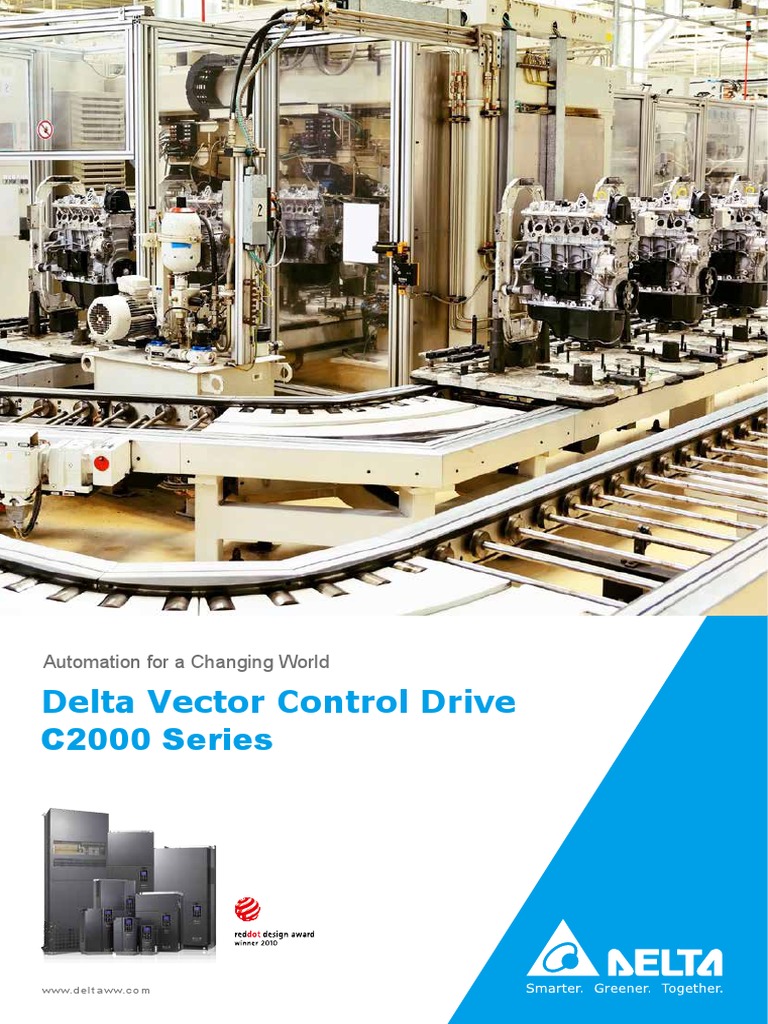 Delta Vector Control Drive C2000 Series: Automation For A Changing World | PDF | Electric Motor ...