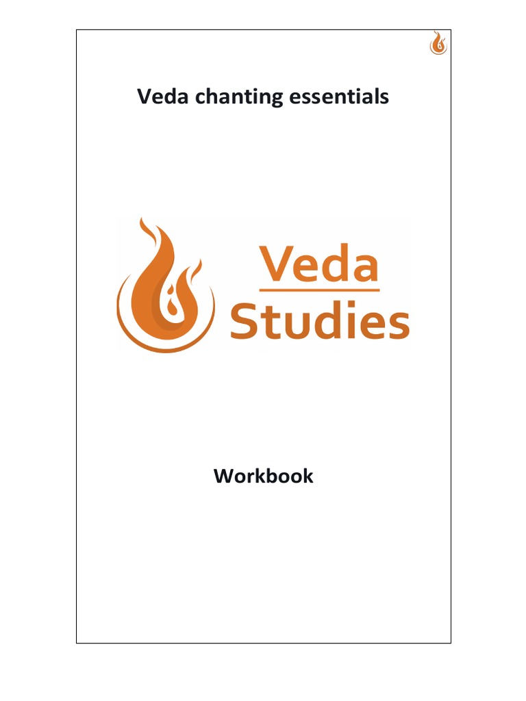 Veda Chanting Essentials: Workbook | PDF | Vedas | Mantra