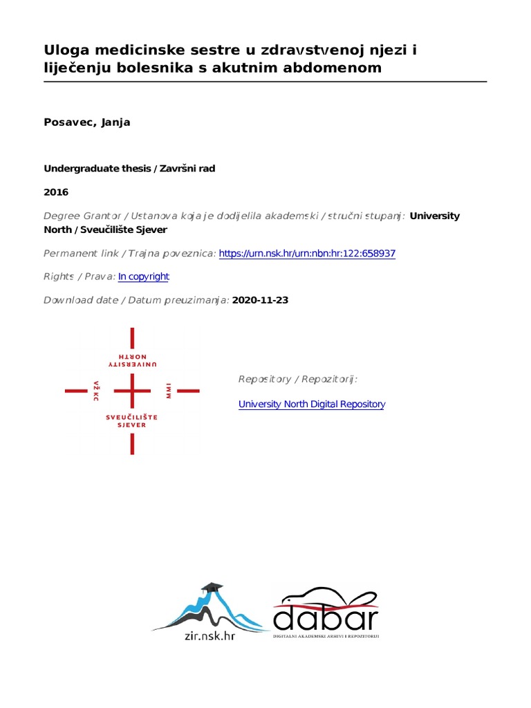 Zdravstvena Nega | PDF