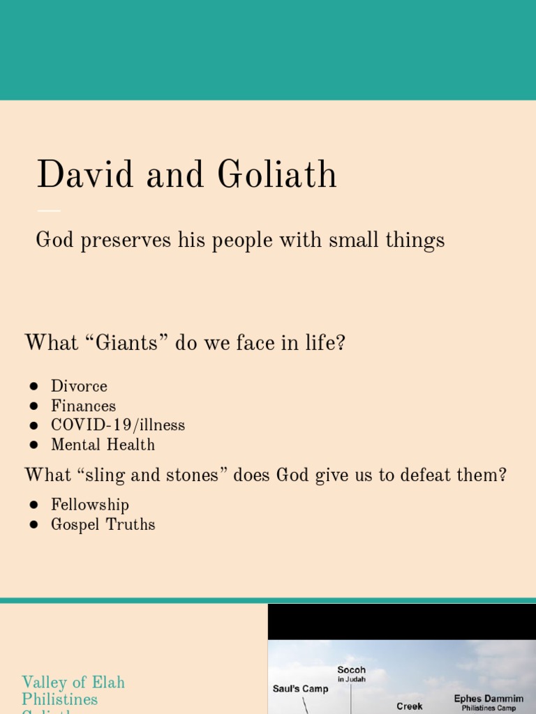 Bible Slides (David & Goliath) | PDF