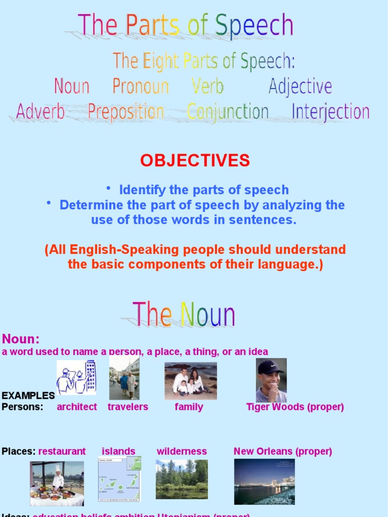 Understanding Parts of Speech | PDF | Verb | Adverb