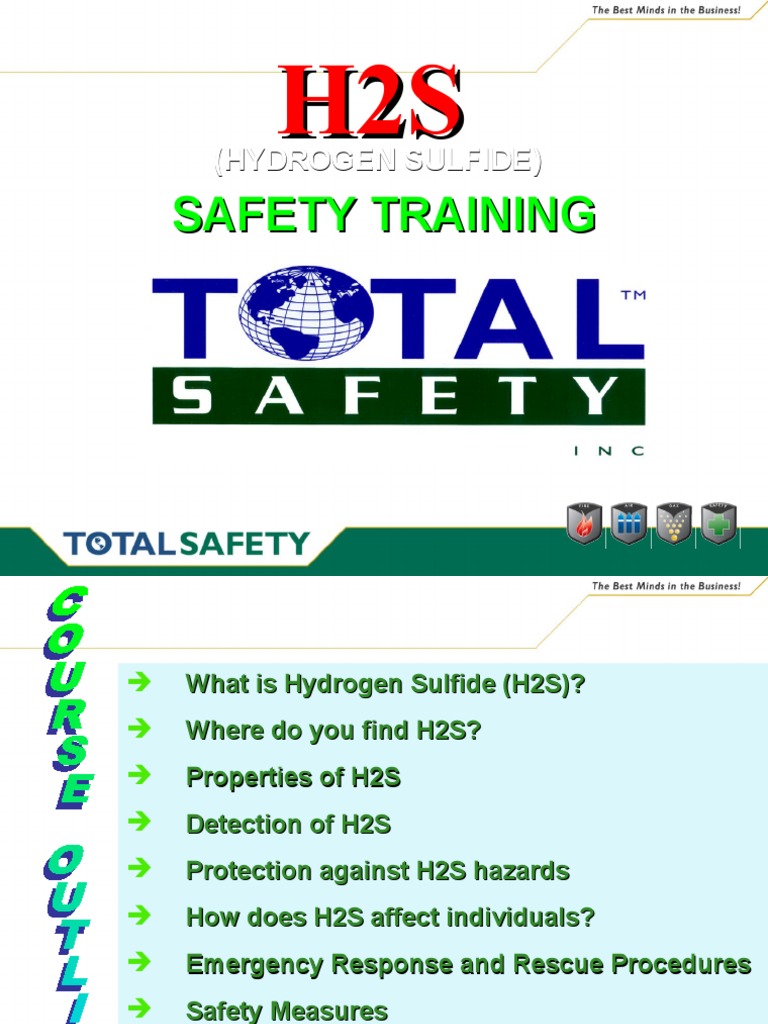 H2S Safety Training Overview | PDF | Materials | Chemical Substances