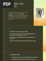 20 Filipino Scientist and Their Contributions | PDF | Science & Mathematics