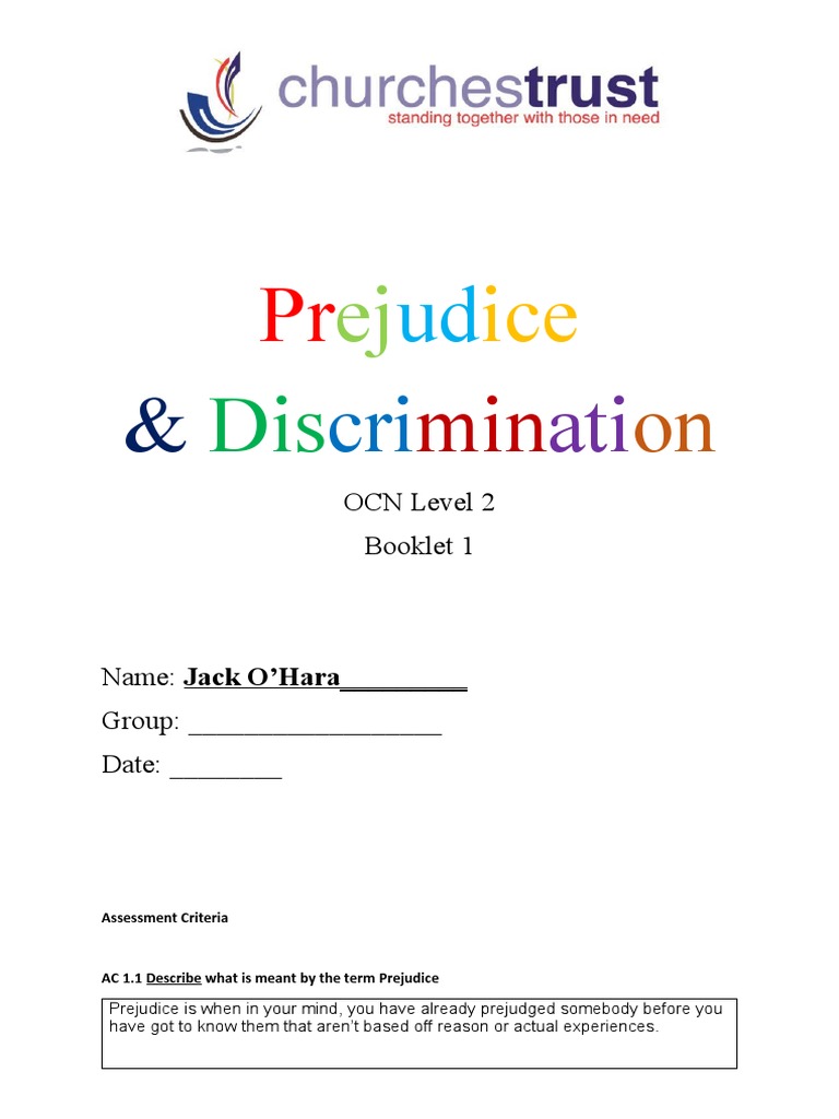 OCN Level 2 Booklet 1 | PDF