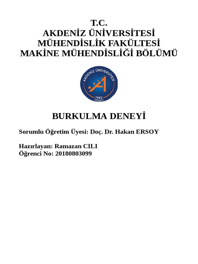 Ramazan CILI BURKULMA | PDF