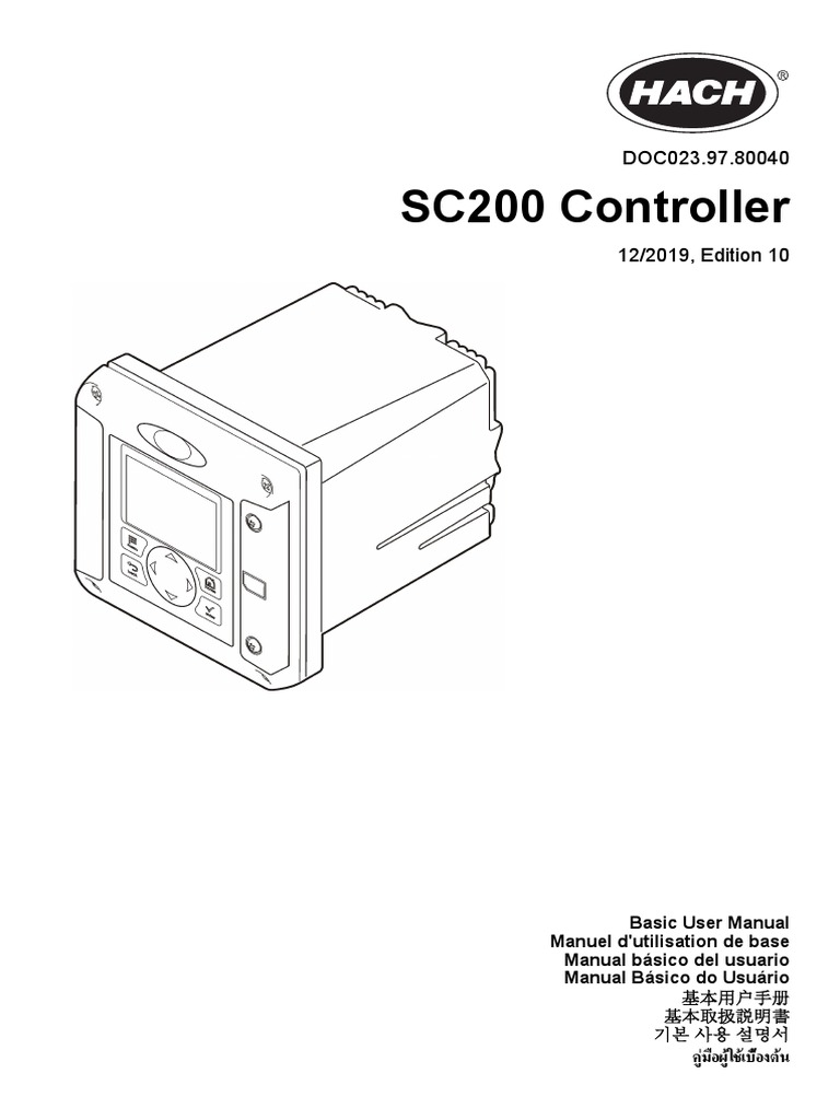 Hach Sc200 Manual | PDF | Electrical Wiring | Electromagnetic Interference