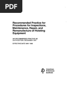 API RP 8B - Procedures For Inspections, Maintenance, Repair, and ...
