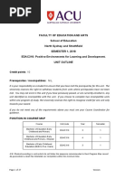 ACU EDET691 Professional Experience Guide | PDF | Teachers ...