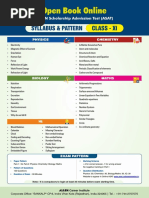 ASAT Exam Pattern & Syllabus Guide | PDF | Chemistry | Biology