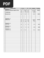 Construction Measurement Sheet Template | PDF | Tile | Masonry
