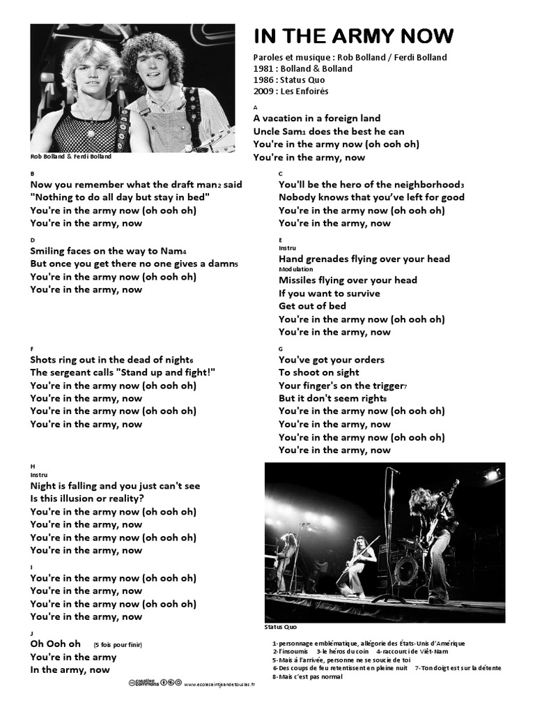 In The Army Now in The Army Now in The Army Now in The Army Now ...