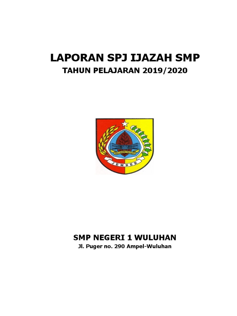 Cover SPJ Ijazah | PDF
