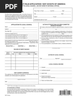 BSA Merit Badge Blue Card Blank | PDF | Scouting | Scouting And Guiding