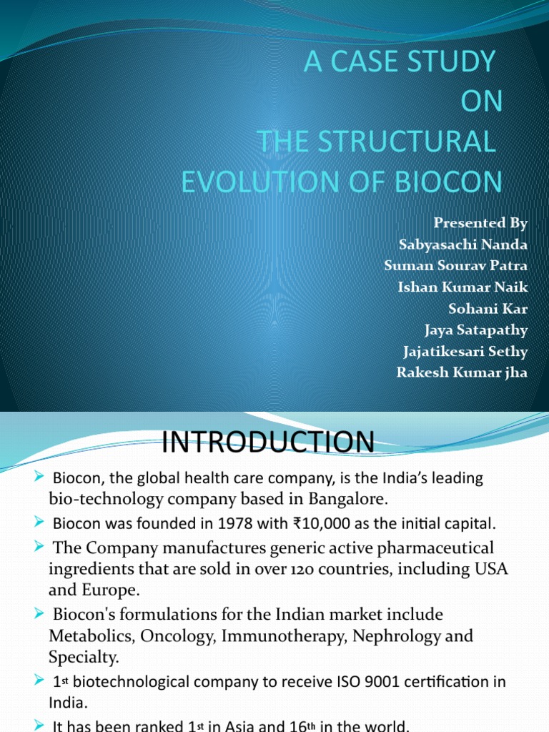 Biocon Case Study: Growth and Challenges | PDF | Economies | Business