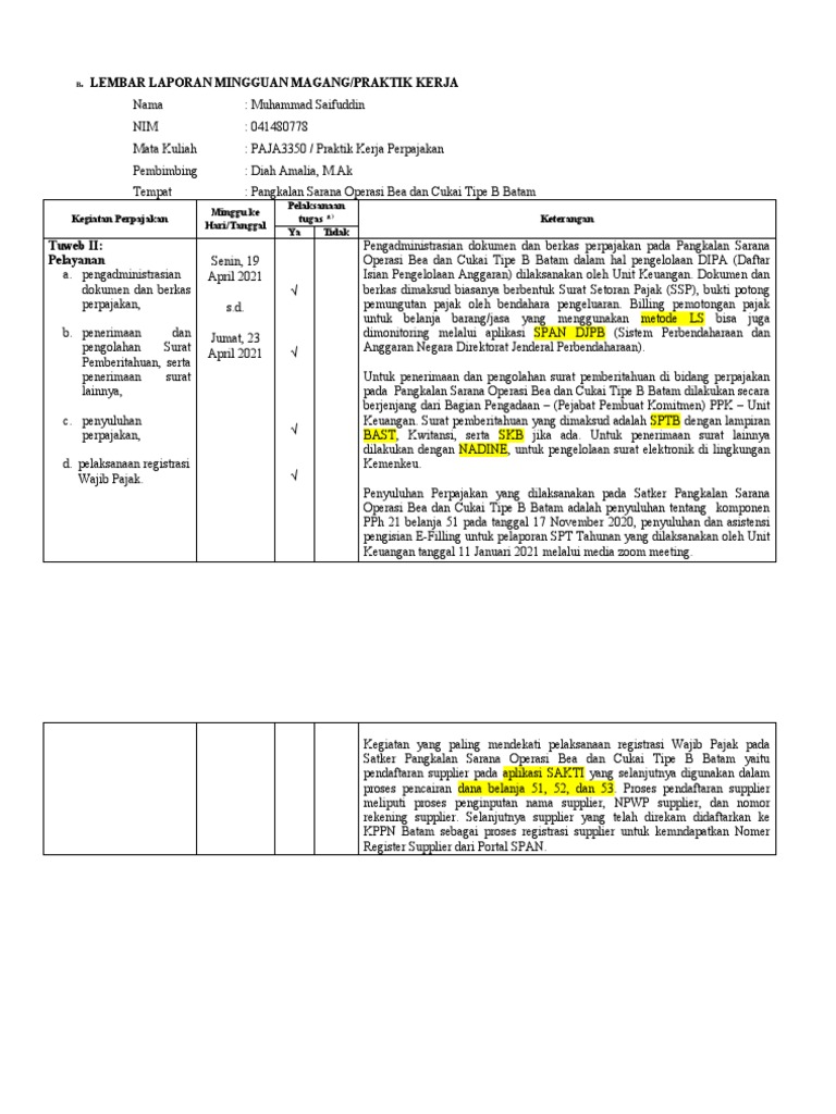 Laporan Tuweb 2 - Muhammad Saifuddin - 041480778 | PDF | Pengelolaan ...