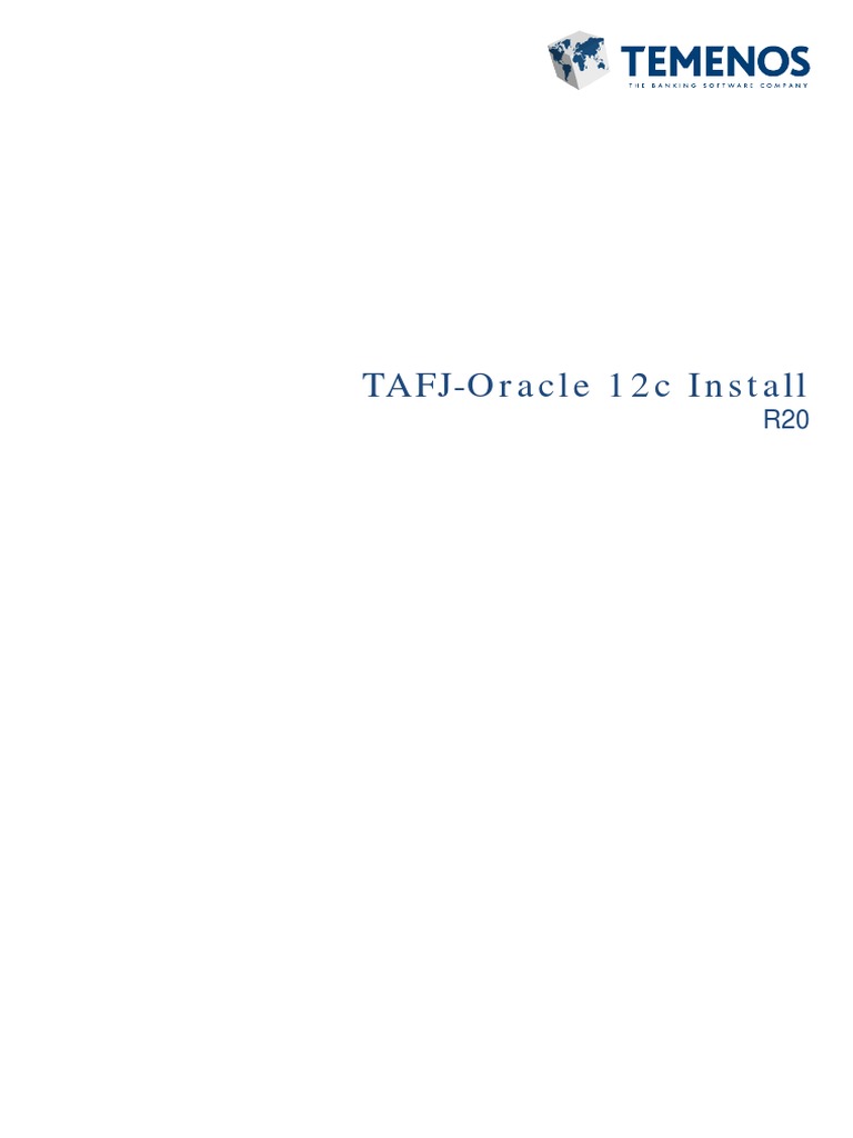TAFJ-Oracle Install 12c | PDF | Data Management Software | Information Technology