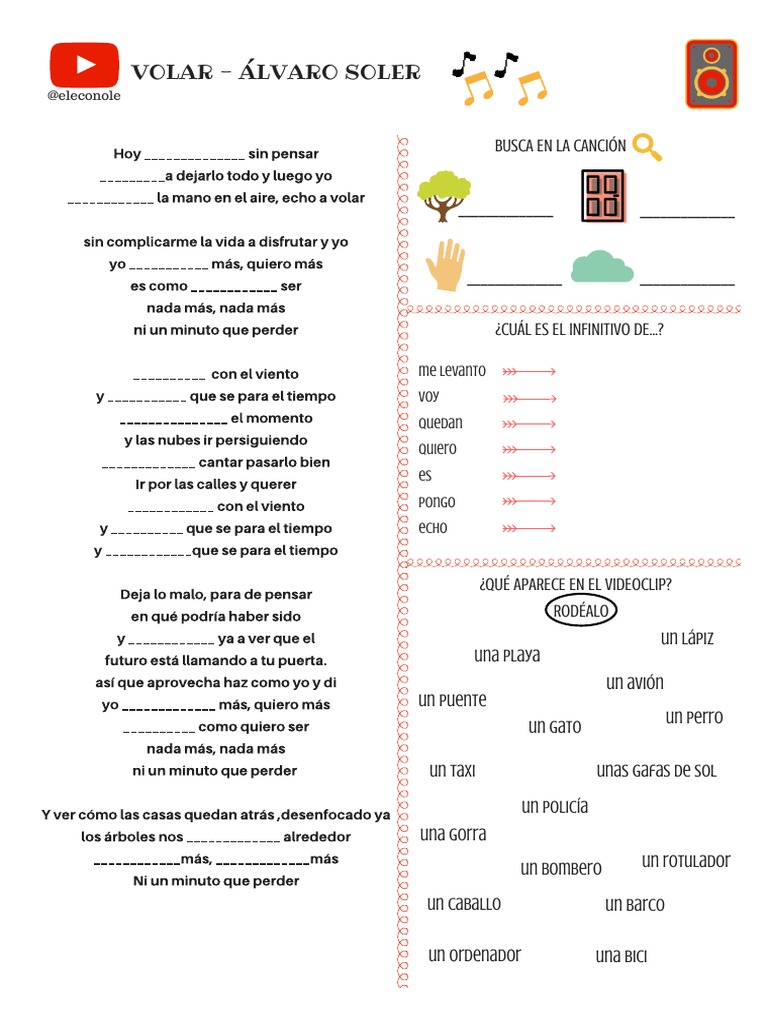 Volar - Alvaro Soler | PDF