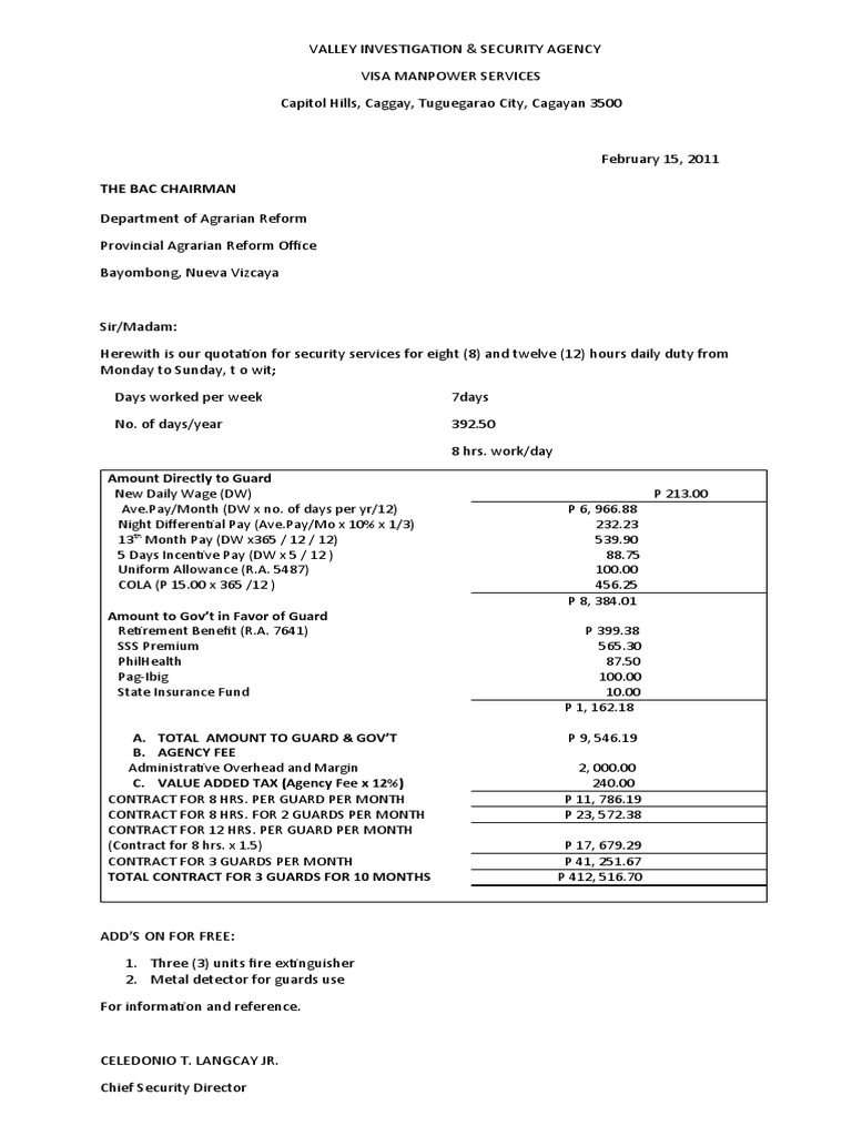 Quotation | PDF | Financial Services | Government Finances