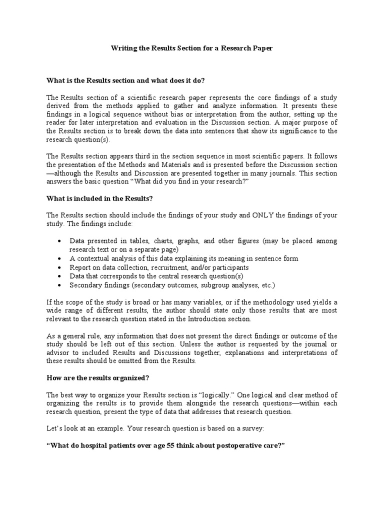 Example Of Methodology Paper