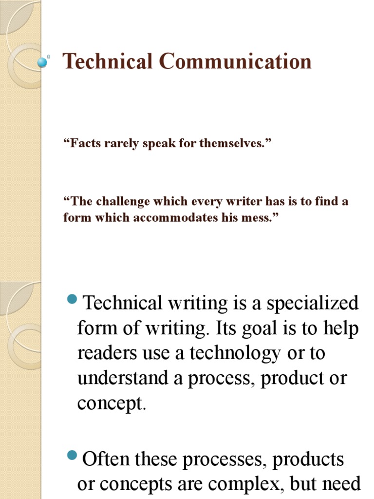 Technical Communication | PDF | Technical Communication | Human Communication