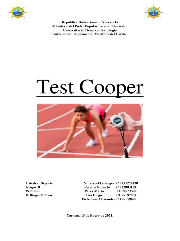 Test de Cooper | PDF | Naturaleza | Salud y bienestar