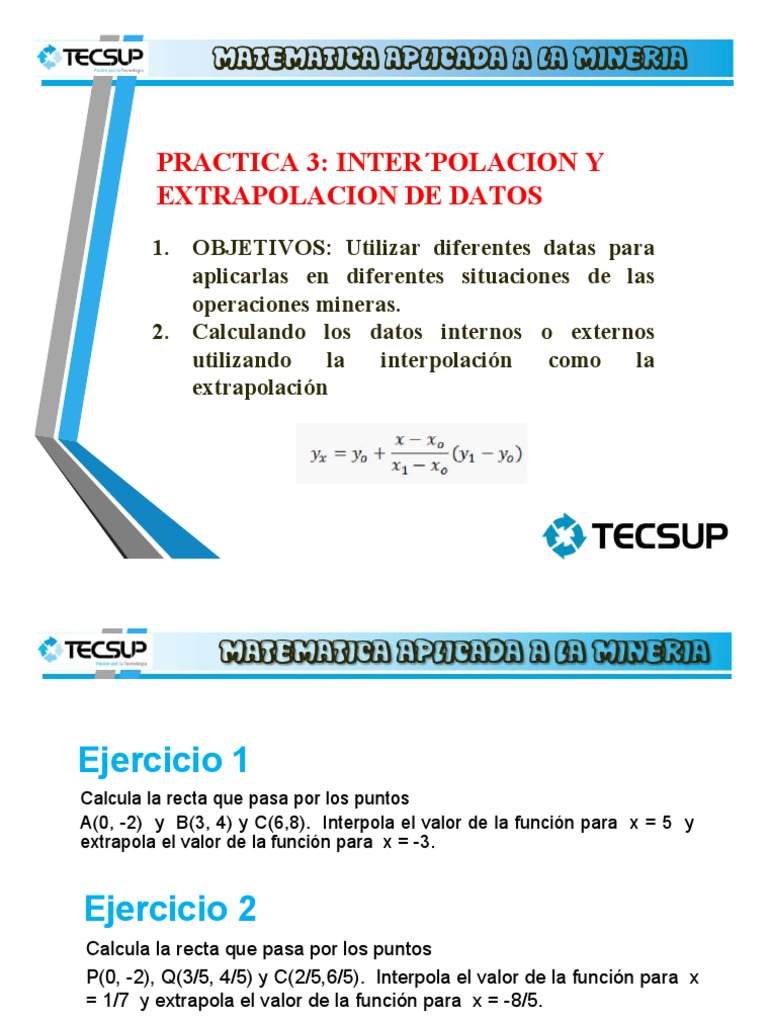 Practica 3 Interpolacion y Extrapolacion | PDF