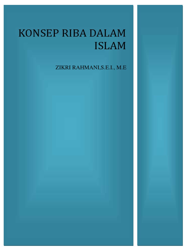 Konsep Riba Dalam Islam (p.7) | PDF