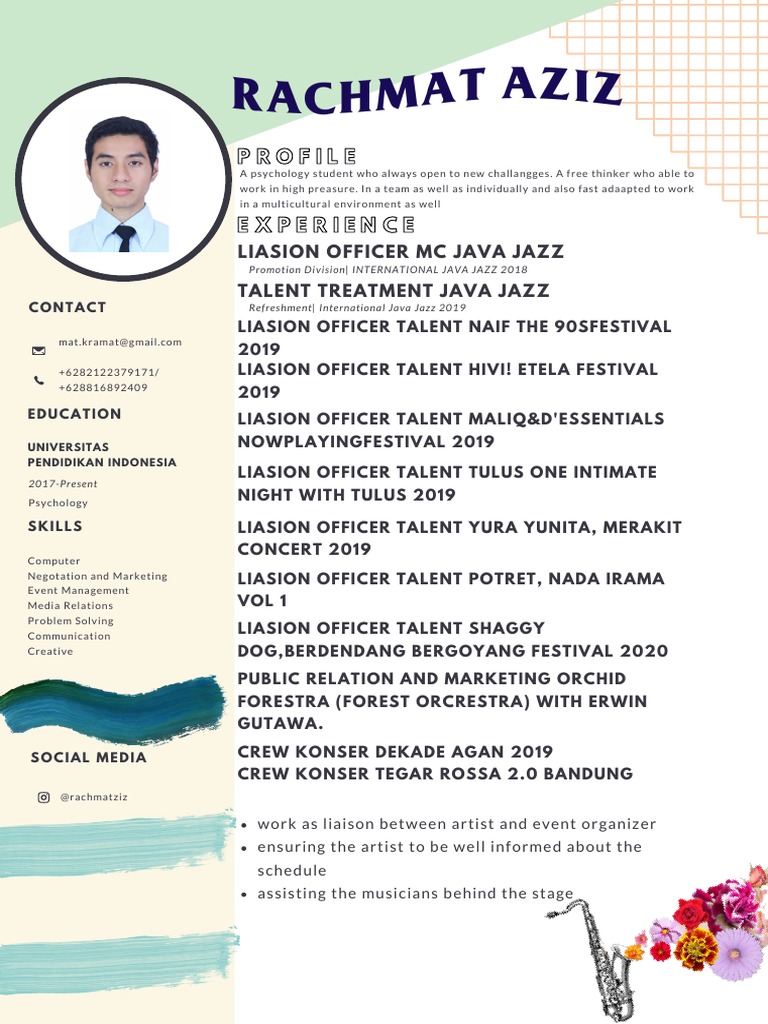 CV - Rachmat Aziz - 2020 | PDF