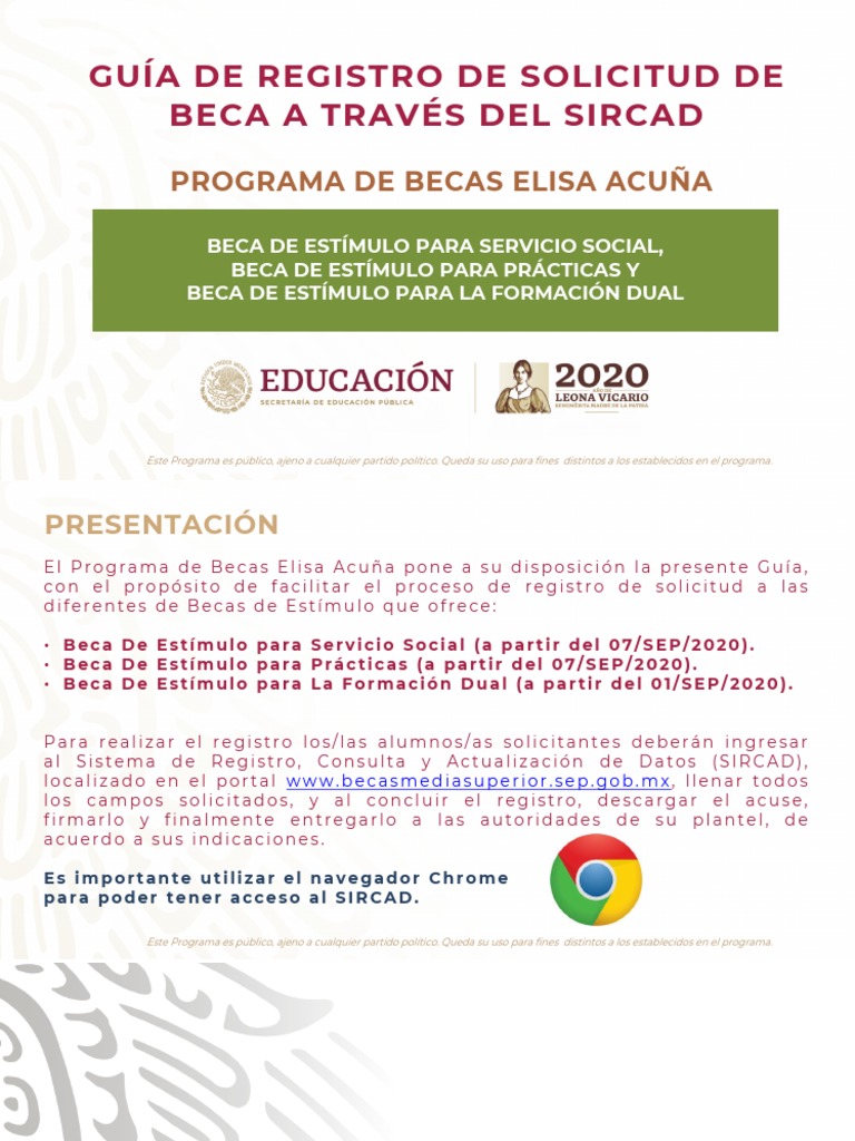 Guía Registro Sircad Alumnos As | PDF | Partidos políticos | Informática