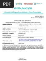 Formato Recall INVIMA | PDF | Vigilancia | Calidad (comercial)