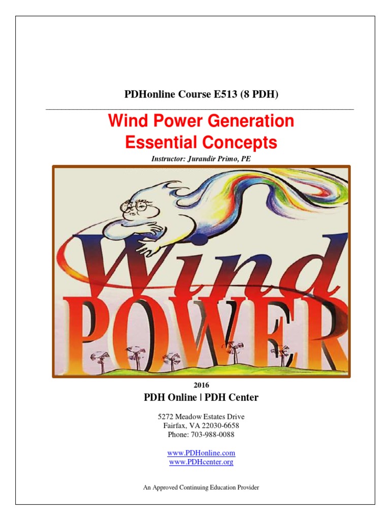 Wind Power Generation | PDF | Wind Turbine | Aerodynamics