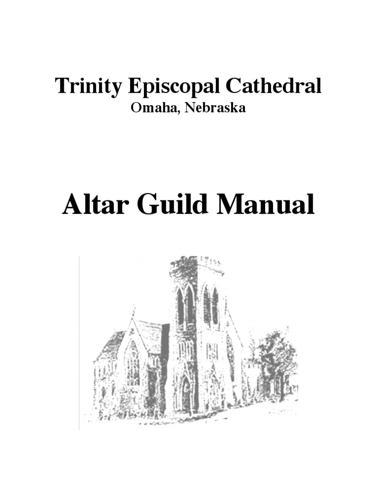 Trinity Episcopal Cathedral: Altar Guild Manual | PDF | Altar | Lent