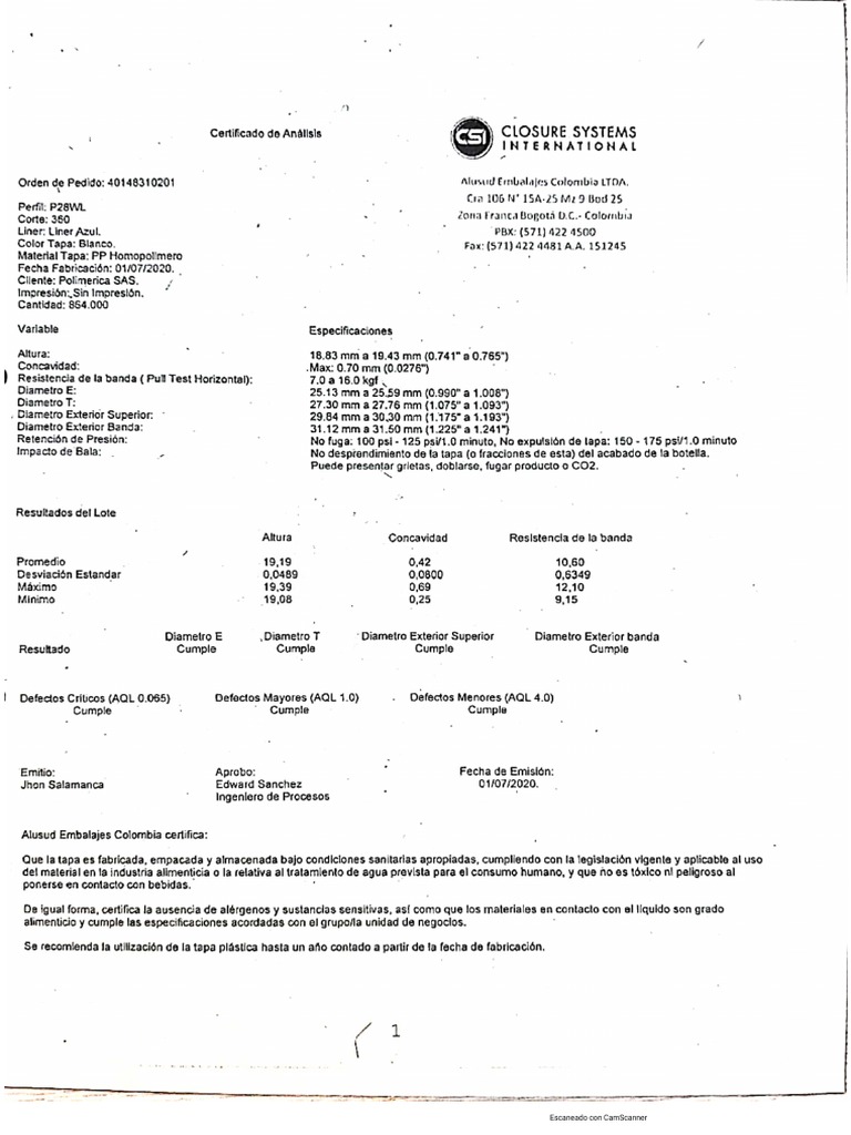 Tapa Blanca Alusud 28M Blanca | PDF