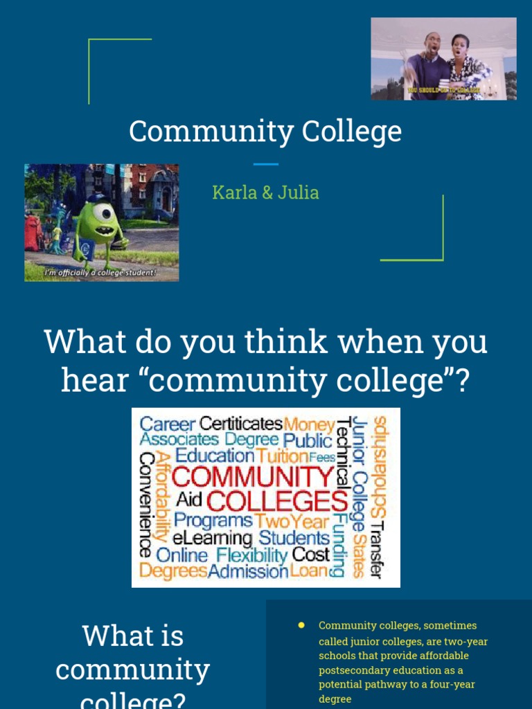 Community College Workshop | PDF | College | Tuition Payments